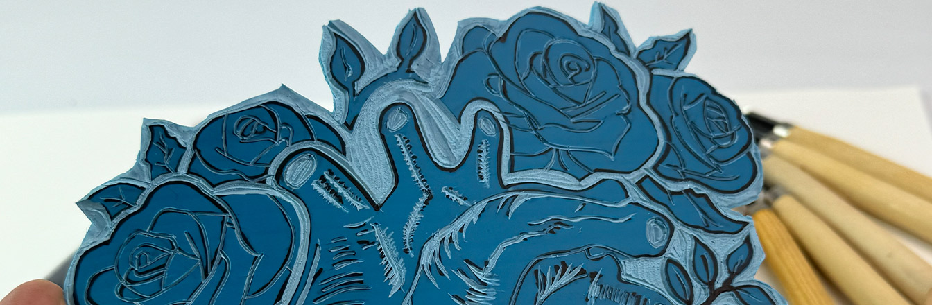 Step by Step Guide to Lino Printing an Anatomical Heart | Dryad Education