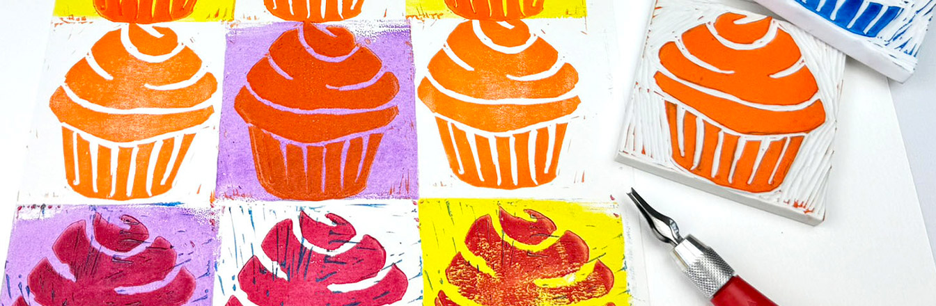 How to Create Andy Warhol Inspired Lino Printing Pop Art | Dryad Education