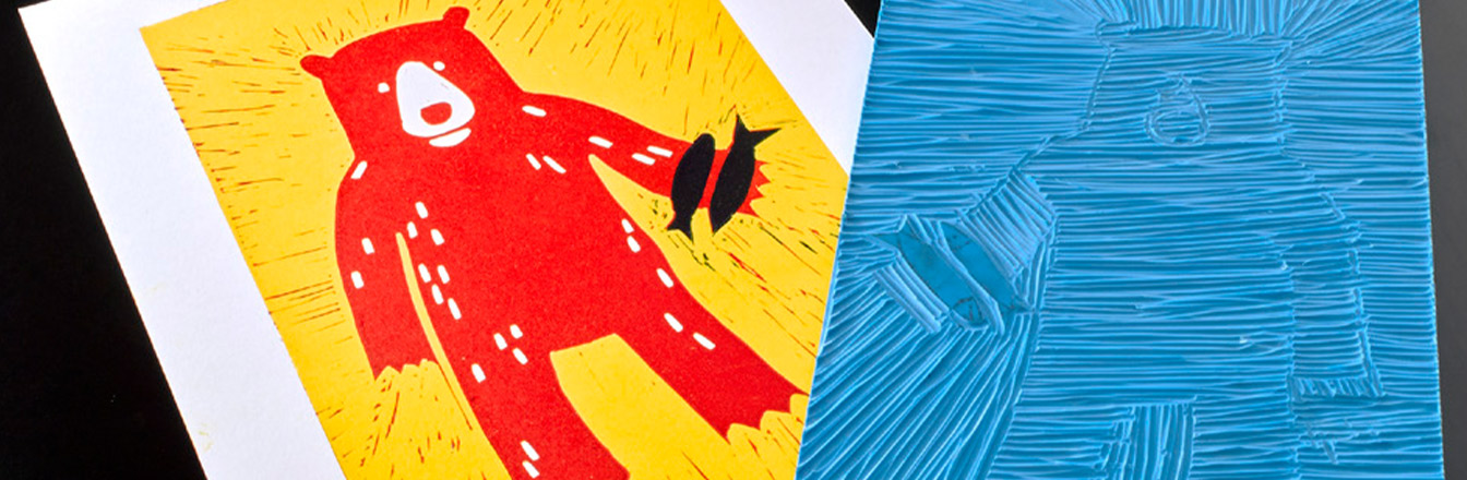 How to Lino Print: Carving, Inkingand Transferring Your Designs | Dryad ...