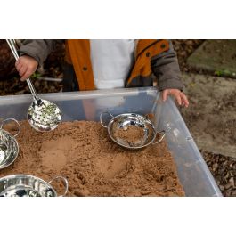 Large Metal Ladles - Set of 6 | Dryad Education