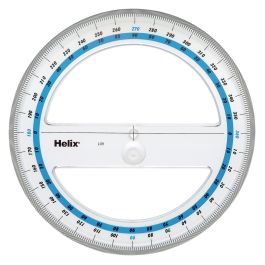 Helix Protractor 360°/15cm - Pack of 10 | Dryad Education