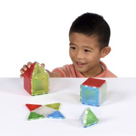Solid Magnetic Polydron Essential Shapes Set | Dryad Education