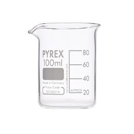 Pyrex Glass Beaker Squat Form - 100ml - Pack of 10 | Dryad Education