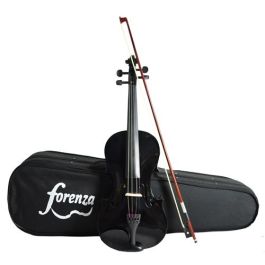 Forenza Uno Series 3/4 Size Black Violin Outfit | Dryad Education