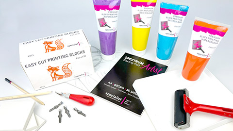 How to Create Andy Warhol Inspired Lino Printing Pop Art | Dryad Education